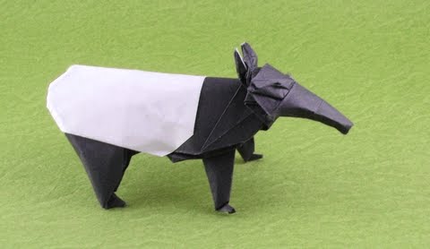 PAPIROFLEXIA PARA TOD@S: TAPIRES MALAYOS