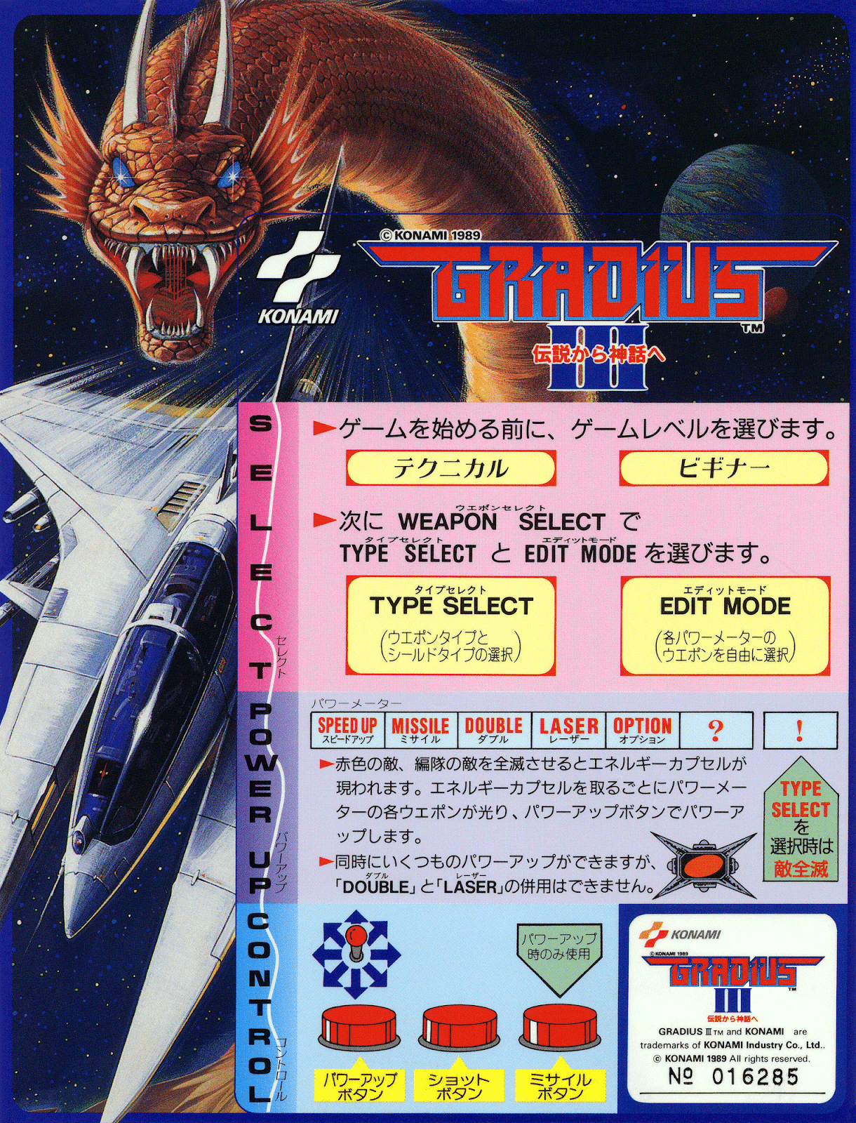 Random Arcade Shit: Gradius Series Arts - Konami
