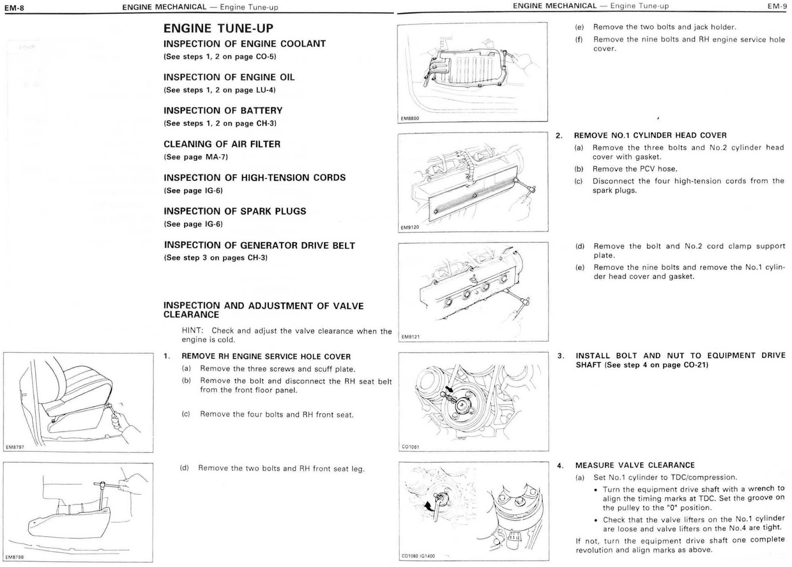 Tarago / Previa / Estima / TCR10 1993 Workshop: 02 - Engine Mechanical