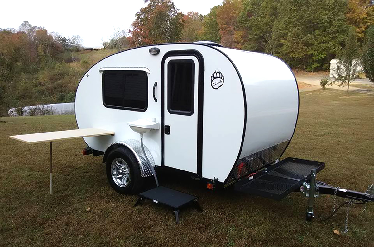 Tiny Yellow Teardrop: Rustic Trail Teardrop Campers