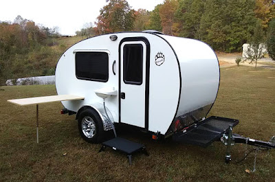 Tiny Yellow Teardrop: Rustic Trail Teardrop Campers