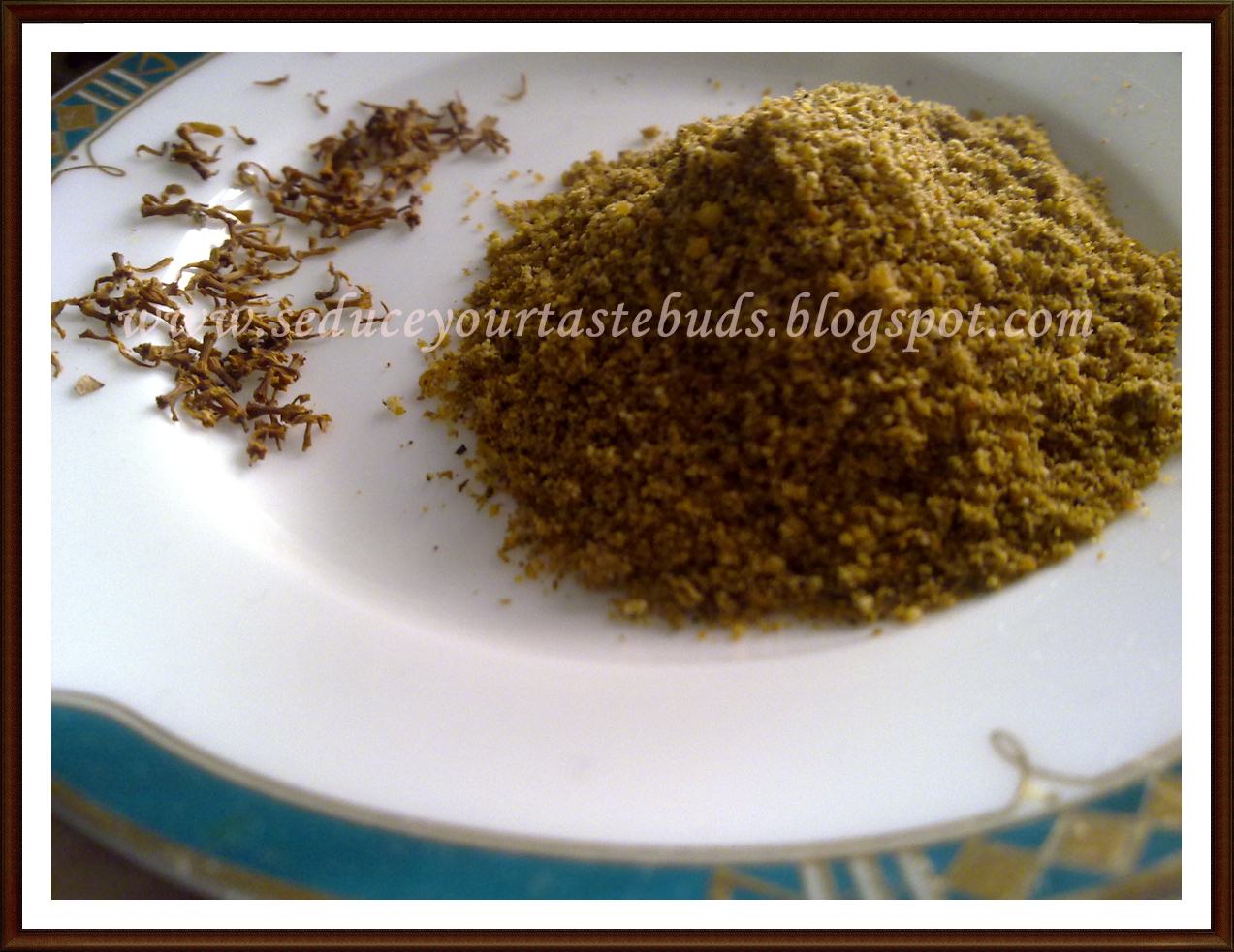 Dried Neem Flowers Spice Mix | Vepampoo Podi | Bevina Hoovu Pudi ...
