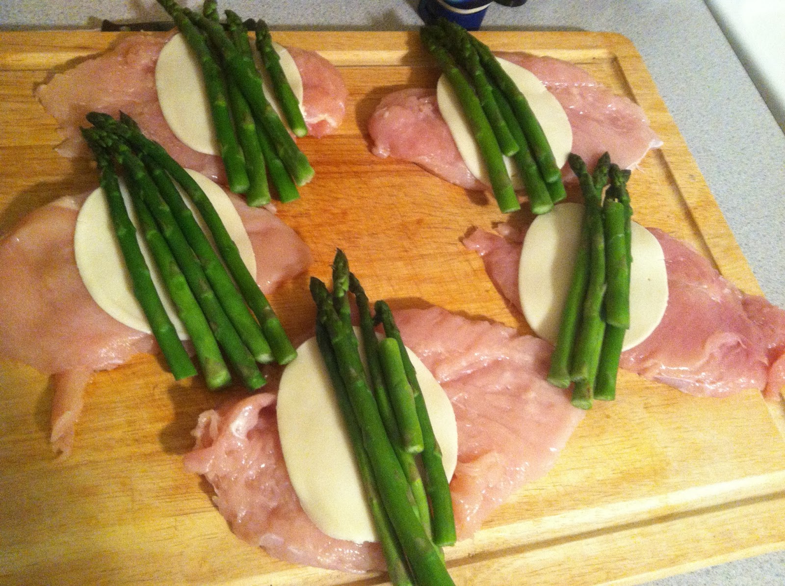 My Milk Glass: Dinner with Friends- Christine's Chicken Roll Ups