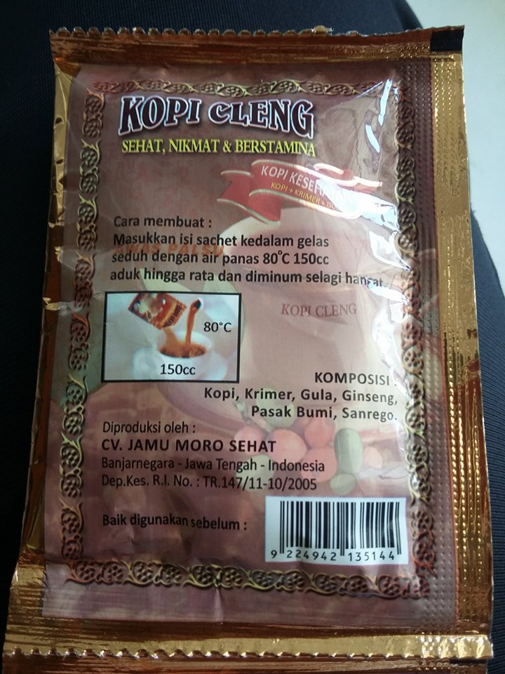 Inilah Manfaat dan Khasiat serta Efek Samping Kopi Cleng