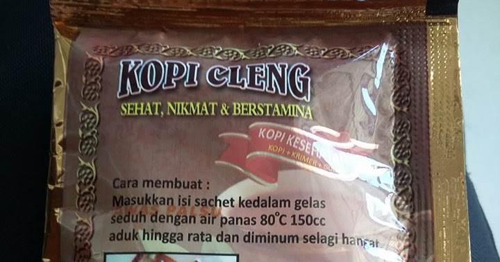 Inilah Manfaat dan Khasiat serta Efek Samping Kopi Cleng