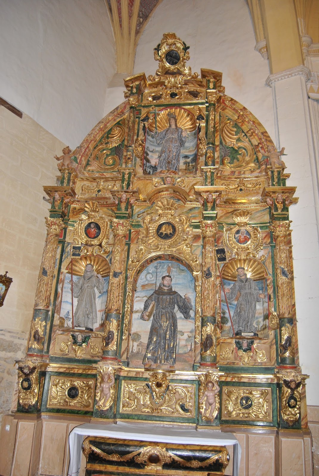 Arte en Valladolid: LOS RETABLOS DEL CONVENTO DE SANTA CLARA DE ...