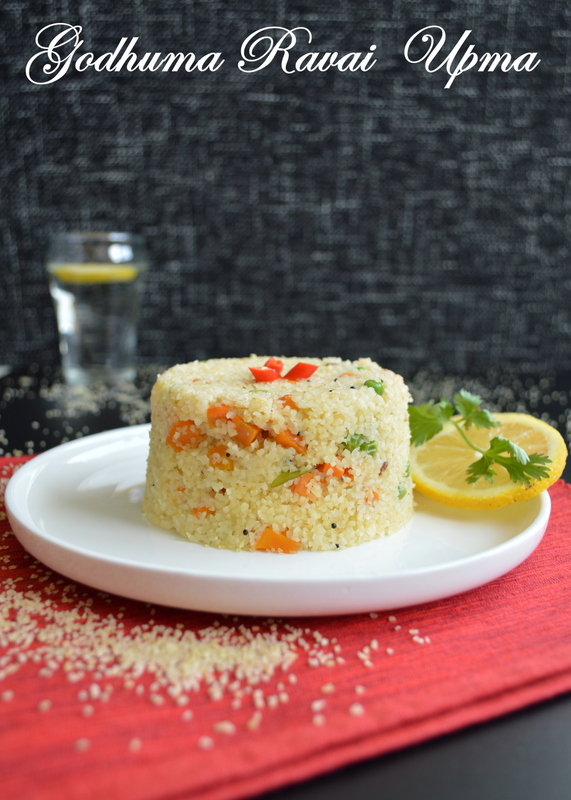 Palakkad Chamayal: Godhuma Ravai Upma/Broken Wheat Rava Upma