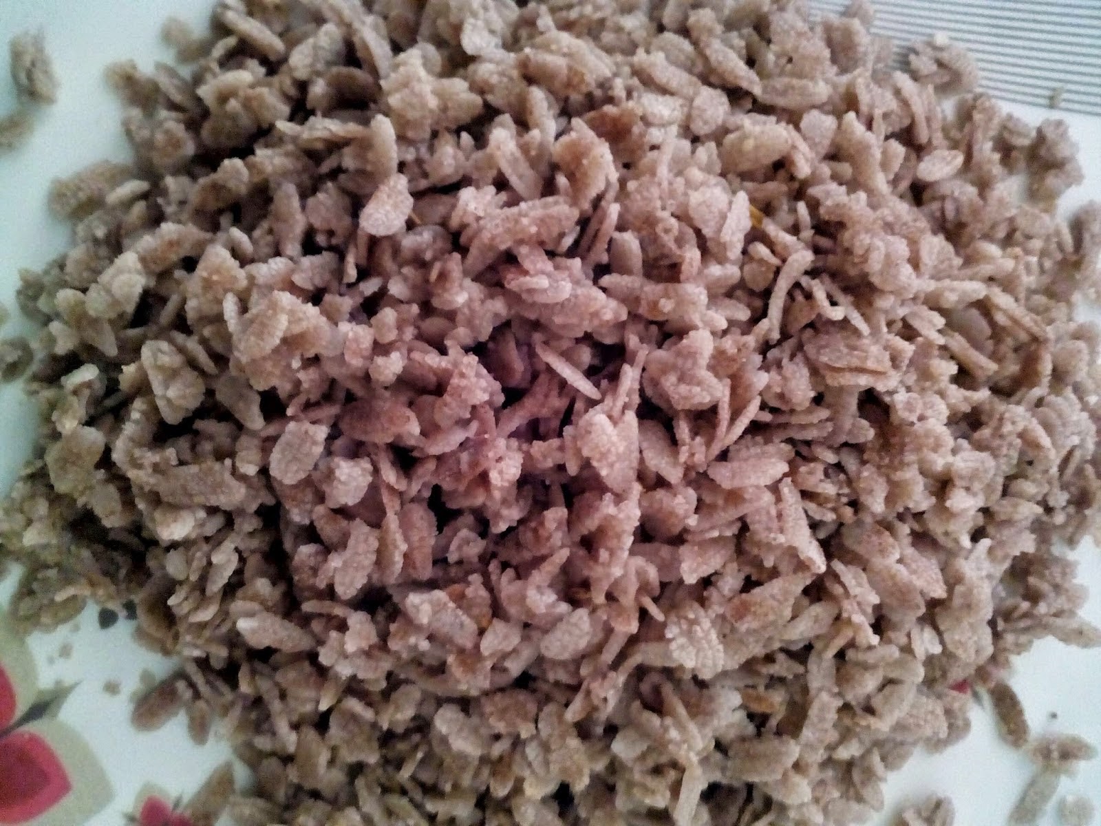 Aval Upma (Red Rice Flakes cooked with grated coconut) | Swaadhmantra ...