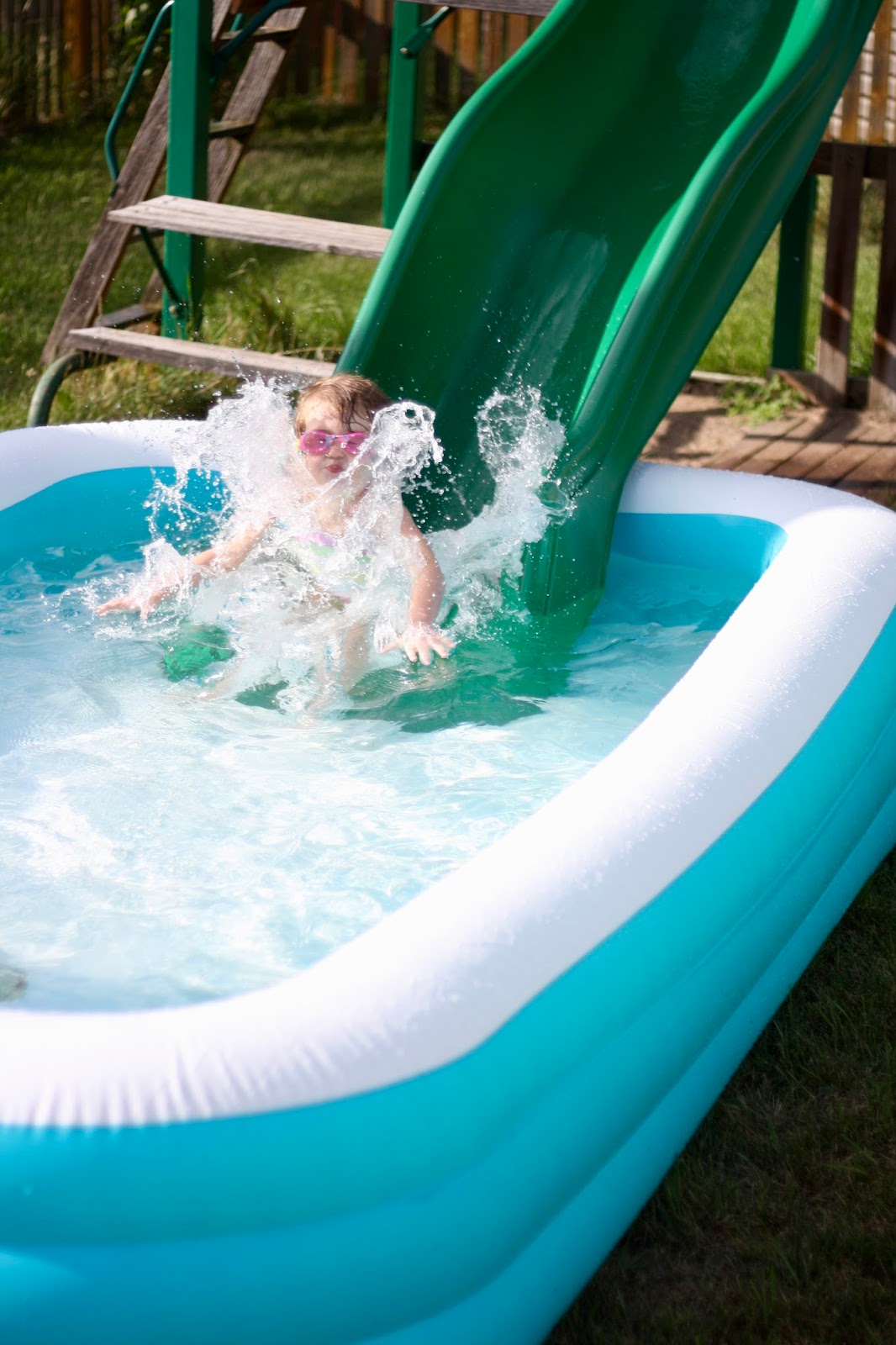 The McAvey Family Blog: Backyard waterslide