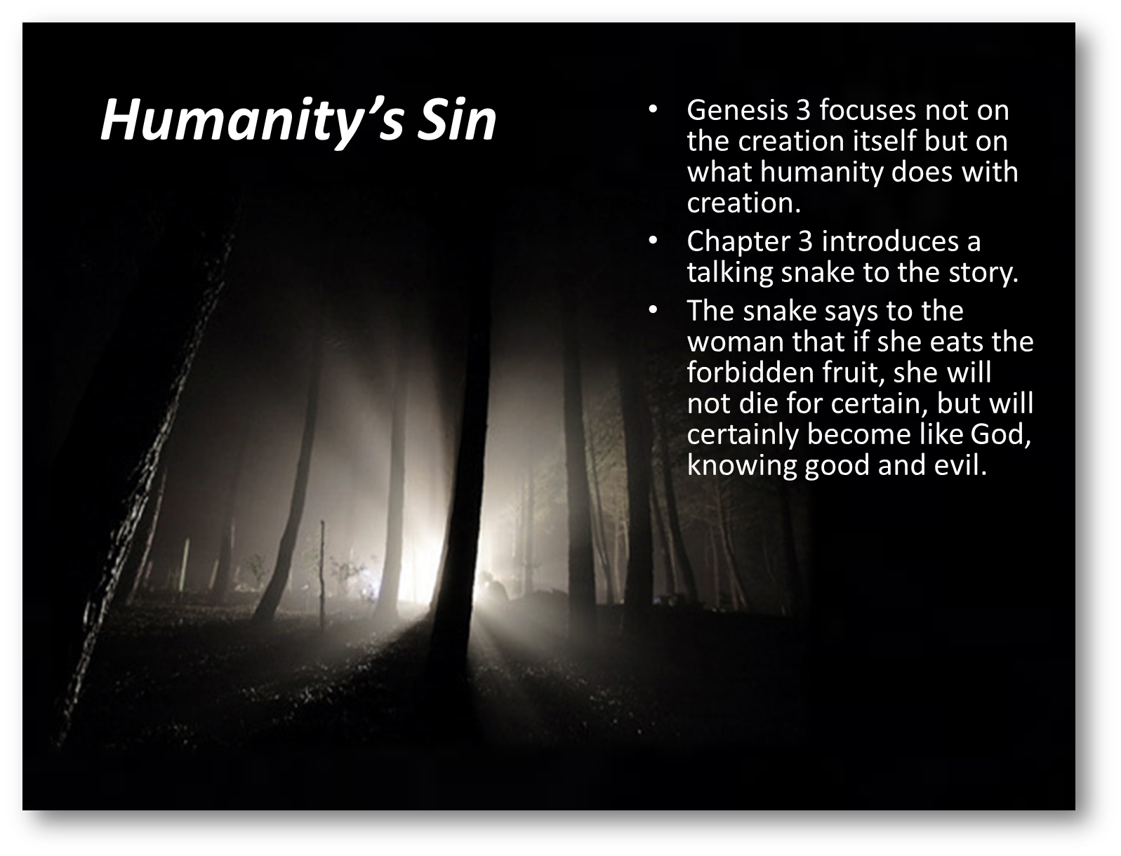 Contemplatives in the World: Lecture Two: The Second Creation Story