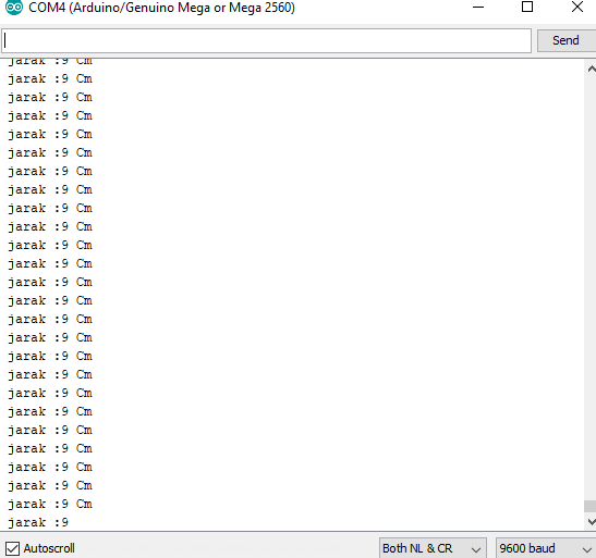 Cara Mengakses Sensor Ultrasonik SRF04 Arduino - Mikrokontroler dan Cloud