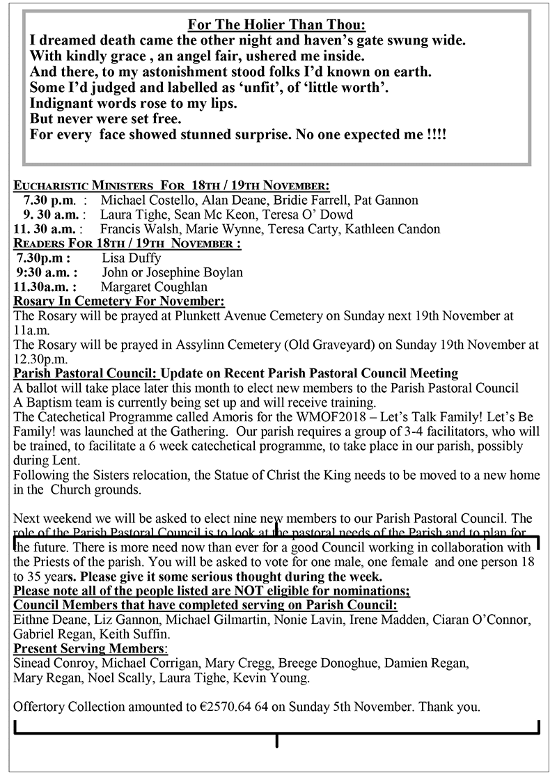 St Joseph s Parish Newsletter Update 11th November st-joseph-s-parish-newsletter-update-11th-november