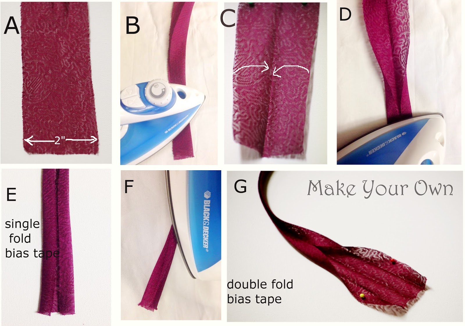 Make Your Own: Make Your Own Bias Tapes: Part 1