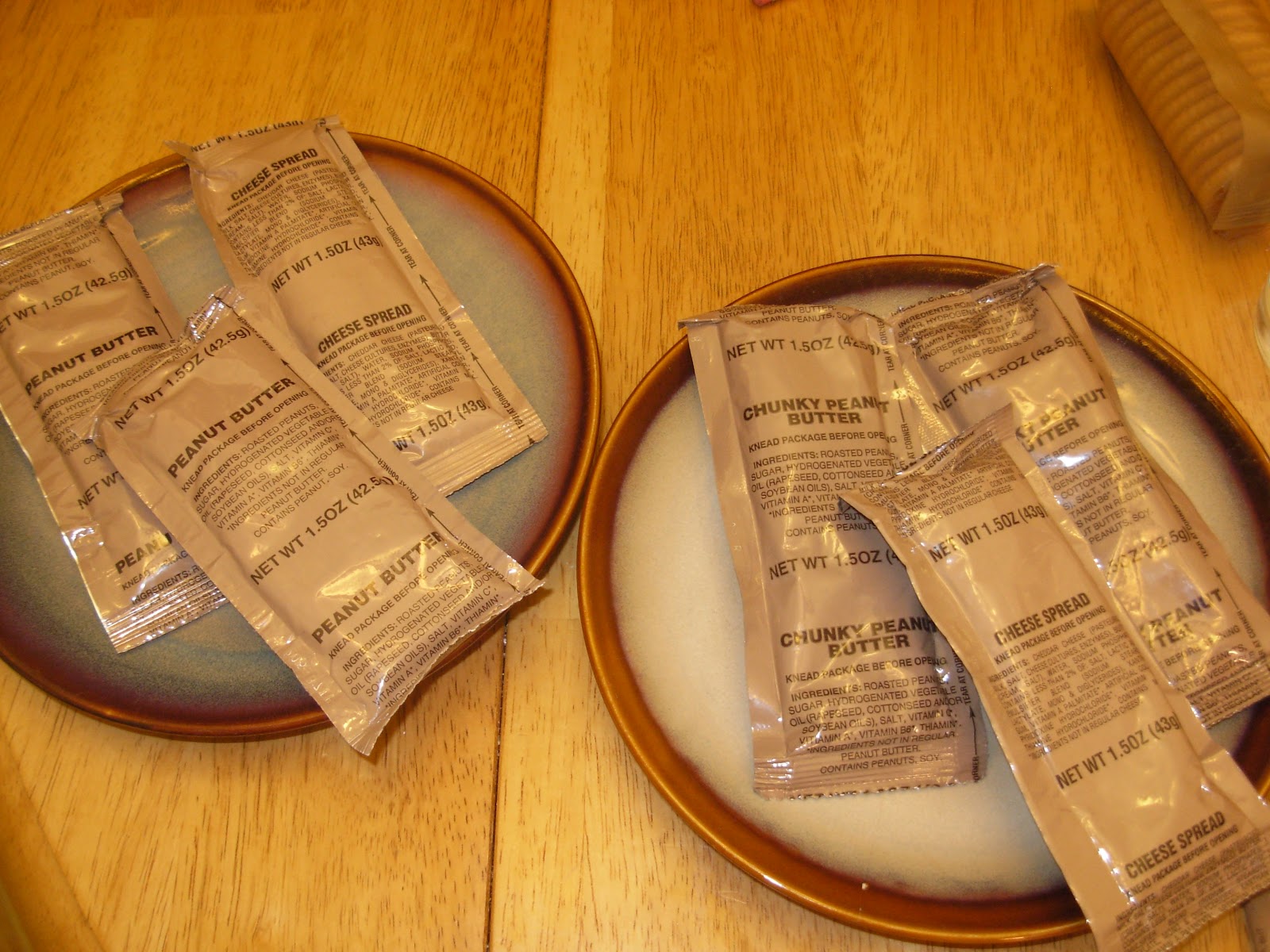 Planning And Foresight: MRE Monday - Cheese Spread & Peanut Butter ...