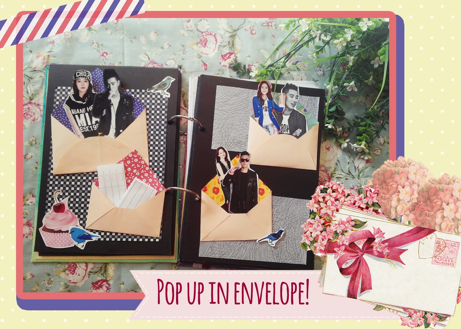 Membuat Scrapbook: Menghias Foto - Pop Up in Envelope - SCRAPTERRA