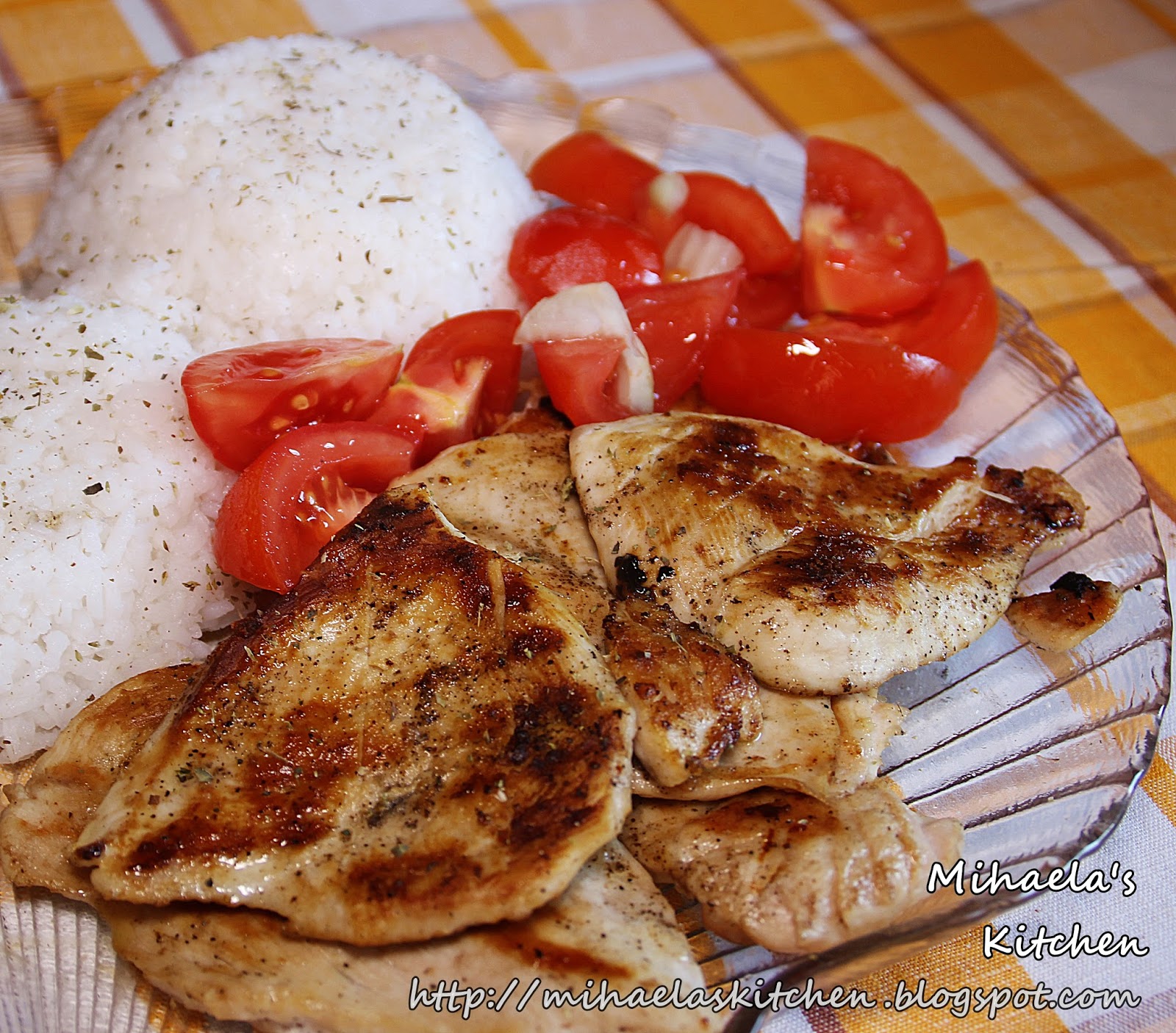 Piept de pui la gratar