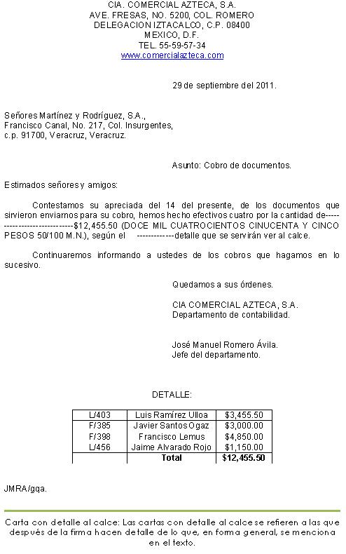 Luupiita!:): Carta con detalle al calce