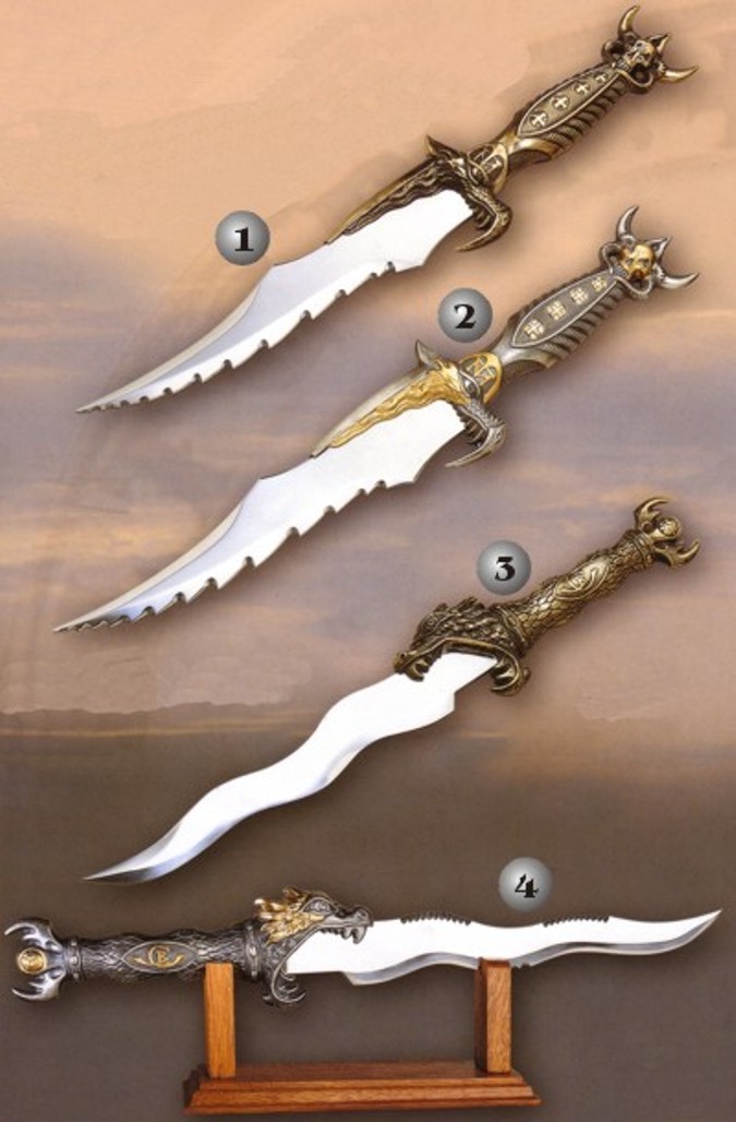 MUNDO CURIOSITYS: DAGAS ANTIGUAS