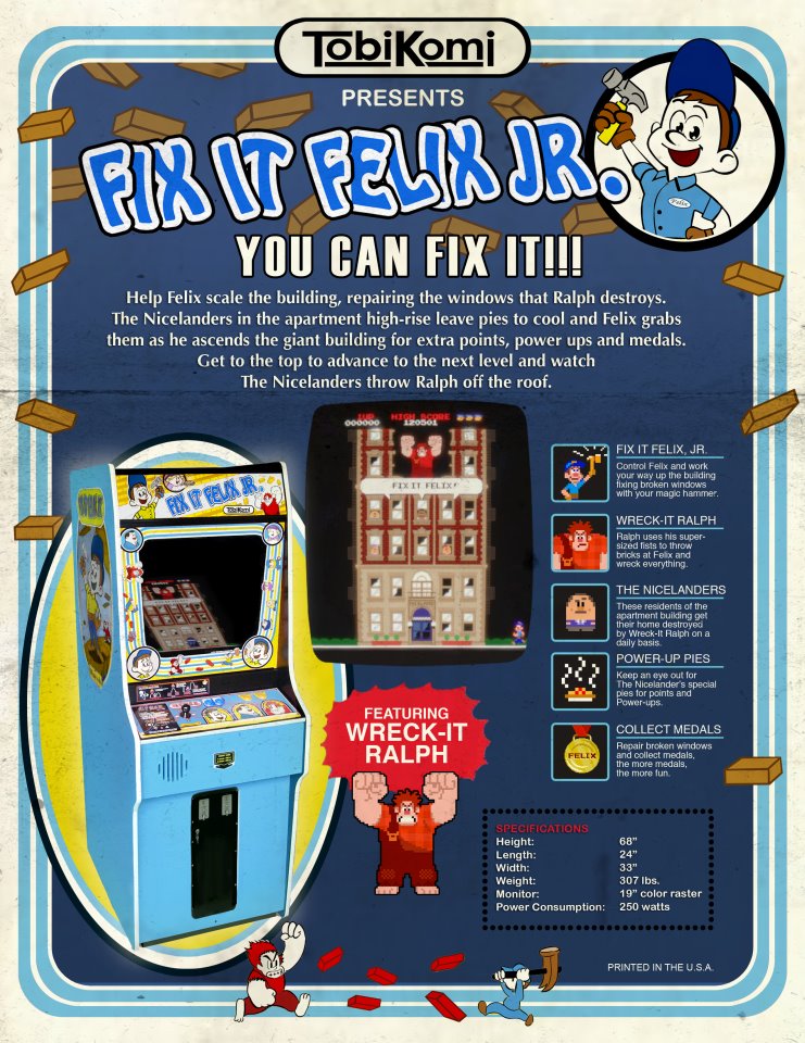 Things To Do In Los Angeles: Wreck-It Ralph Arcade Machine @ IAM8BIT ...