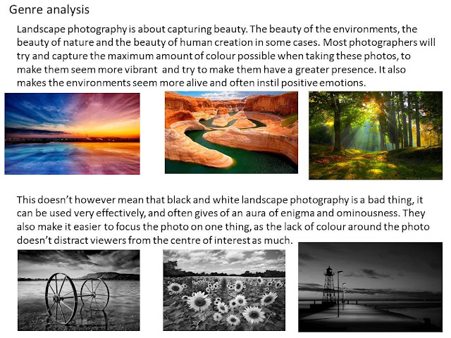 Unit 31 - Photography: Genre analysis