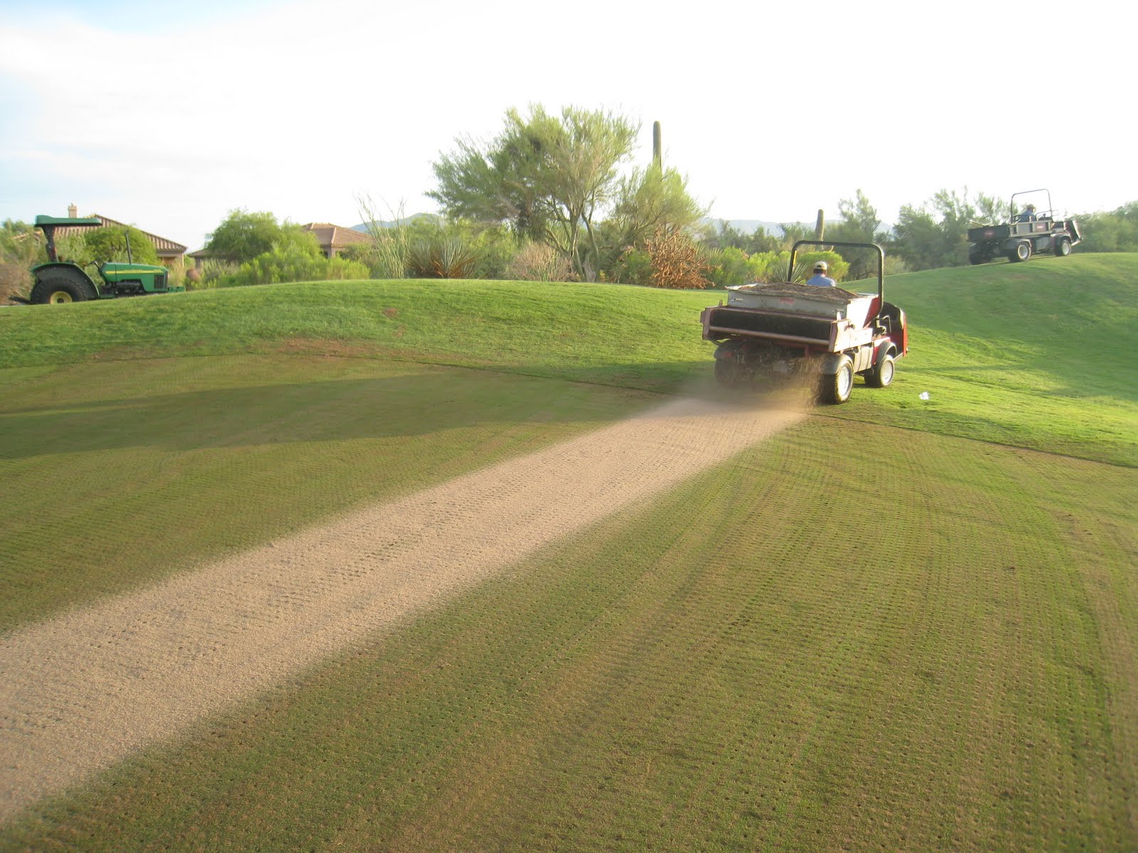 Legend Trail Golf Club Turf Maintenance: Greens Aerification