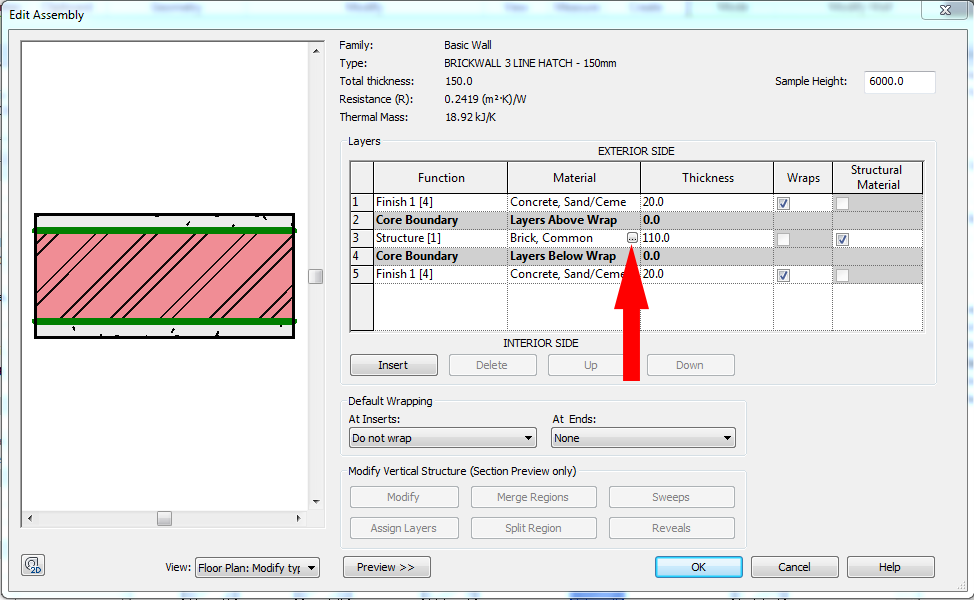 REVIT #3 : CREATING A 3 LINES BRICKWALL HATCH