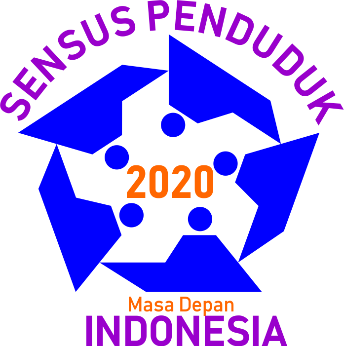 Logo Sensus Penduduk 2020 Masa Depan Indonesia - Kreativitas Tanpa Batas