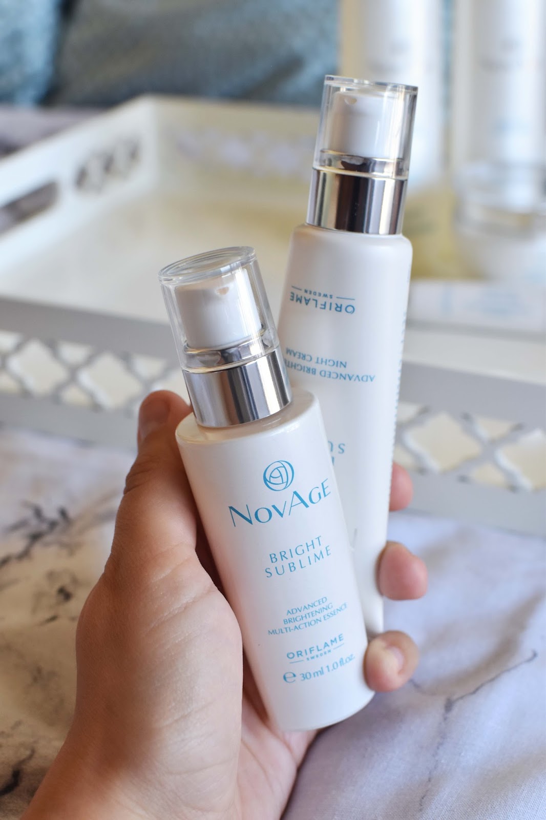 A Girl in Mint Green: SKIN | NovAge Bright Sublime da Oriflame