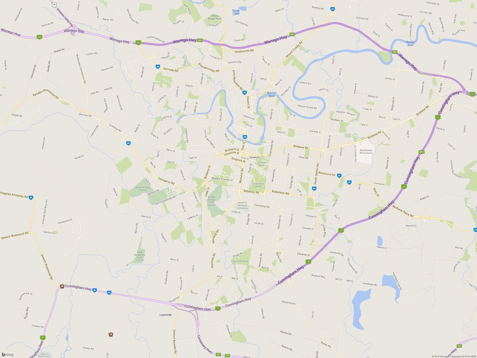 Ipswich Map Free Download