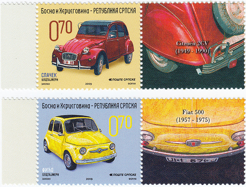 Rainbow_stamps_and_coins: Theme : Volkswagen Beetle - 15