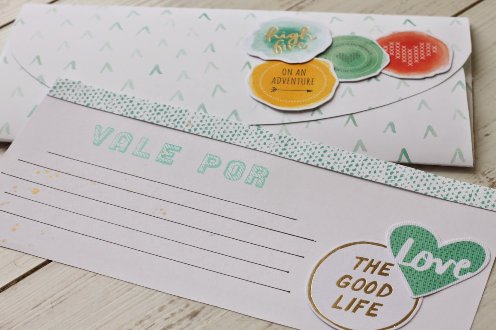 Con Papel y Corazón: Como hacer un Vale regalo y su sobre totalmente ...