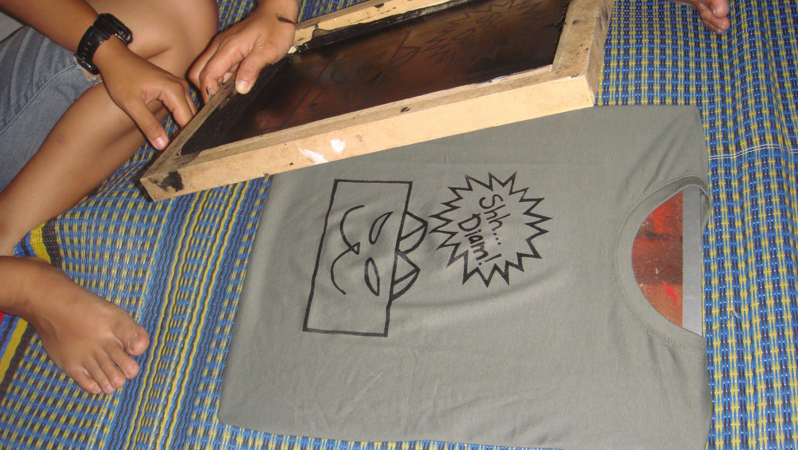 the band of extremely good looking people.: DIY t-shirt making!