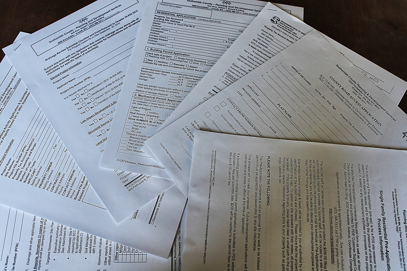 set the trail: our homestead: paperwork for the county and finishing ...