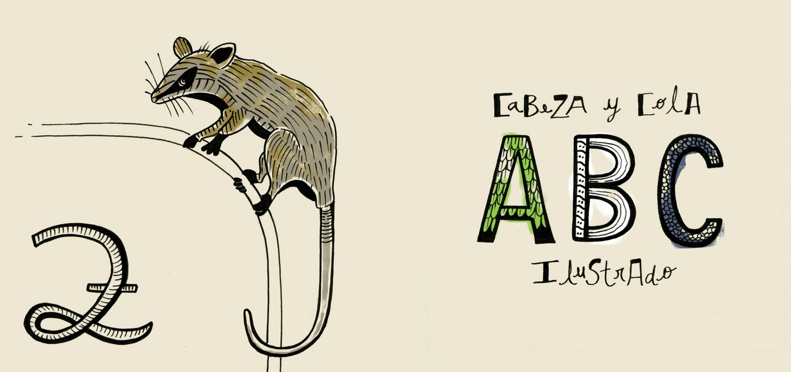 Lina Escobar Ilustración: Cabeza y Cola ABC ilustrado