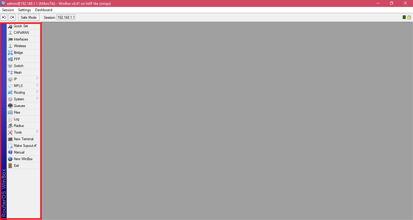 Menu Dan Interface Pada Winbox Mikrotik - DAJOEZY