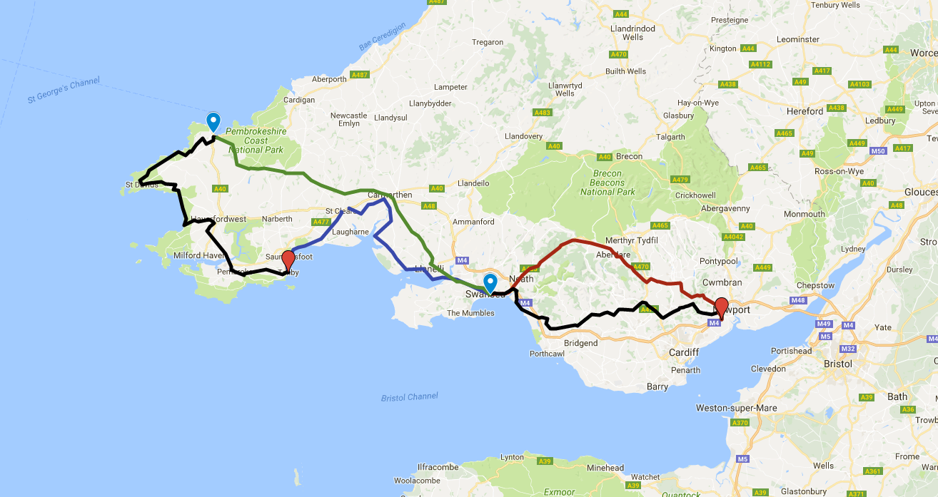 The Cake Crusader: The Celtic Trail Day 1. (Newport to Swansea)