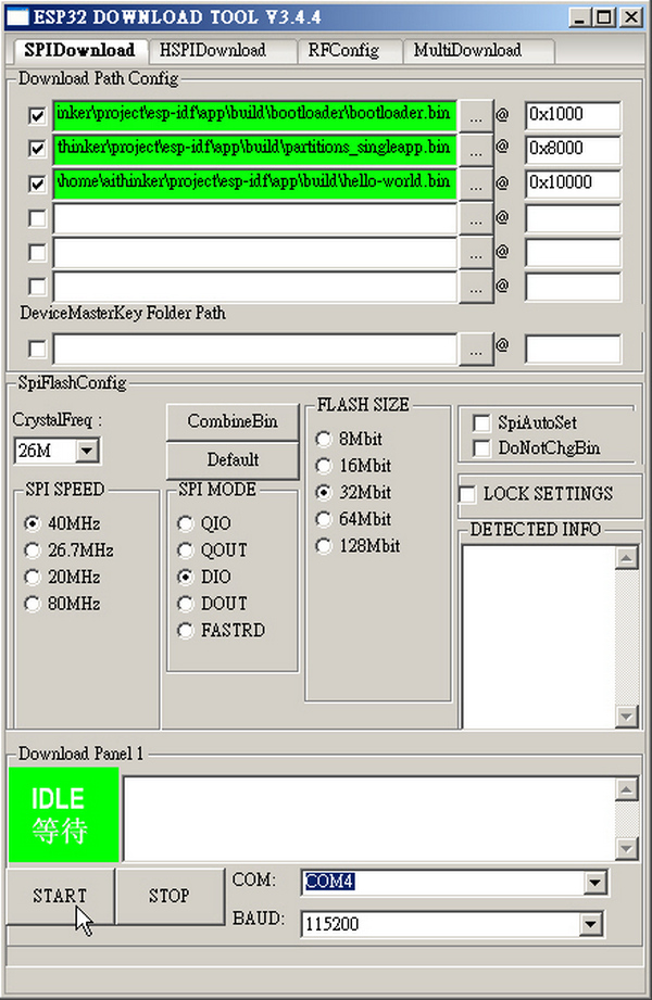 BugWorkShop - 甲蟲工作室: DIY - ESP32：ESP32 模組固件燒錄（六）