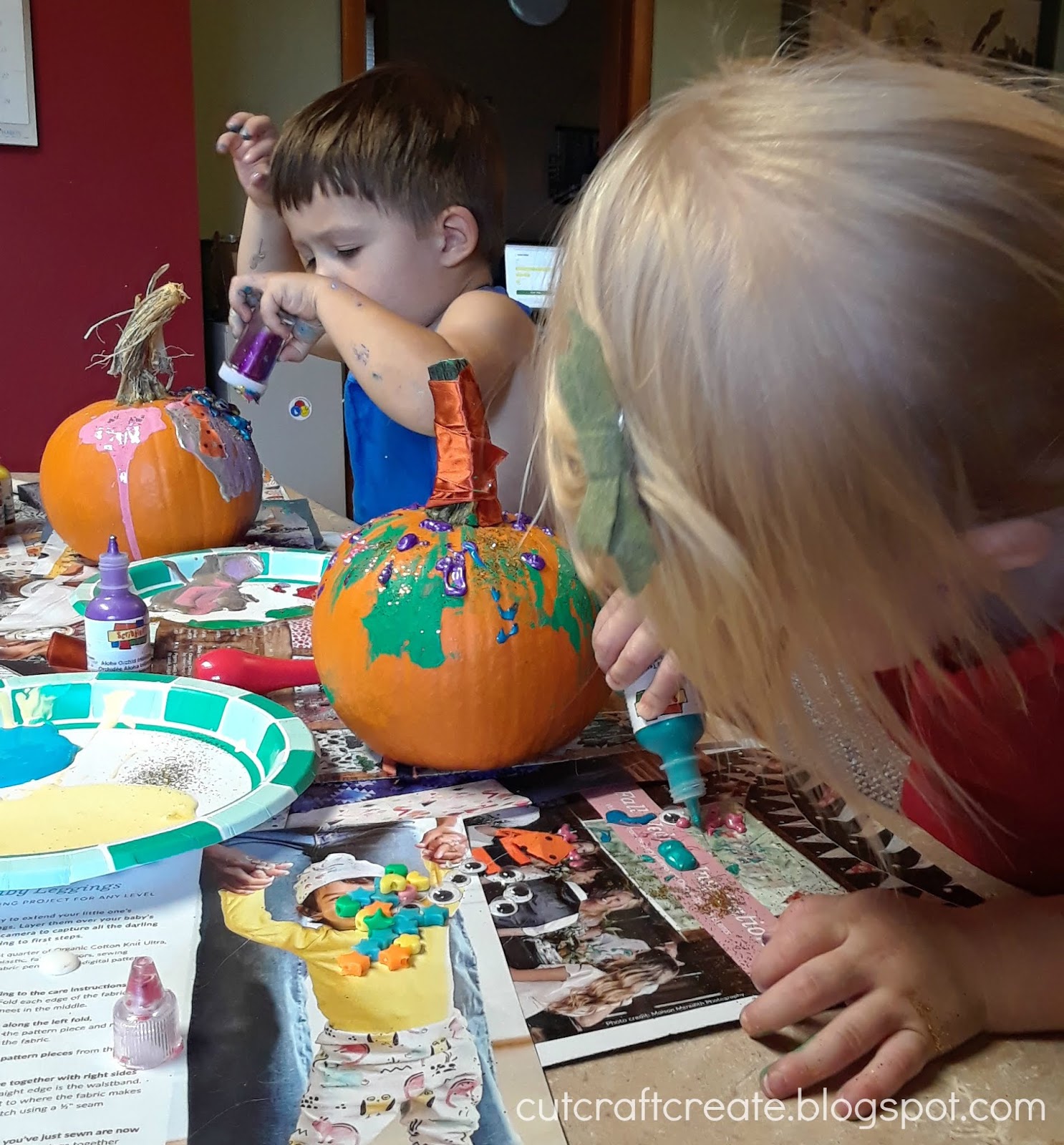 Cut, Craft, Create: Pumpkin Decorating Activity