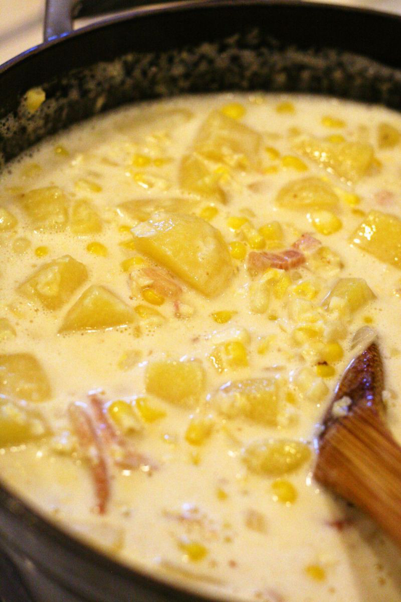 Perfectly imperfect : New England Corn Chowder