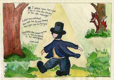 Ulti Chappal: One Paged Poem Illustrations