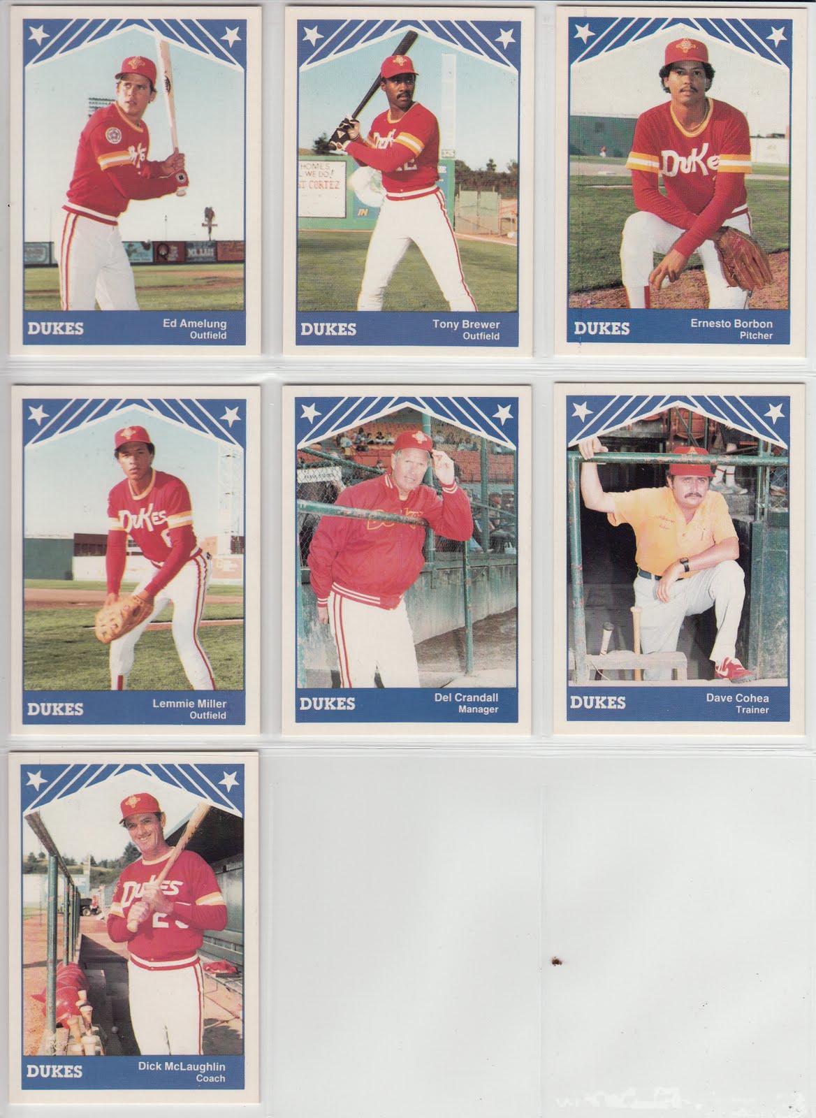 Dodgers Blue Heaven: Collection: 1983 Albuquerque Dukes
