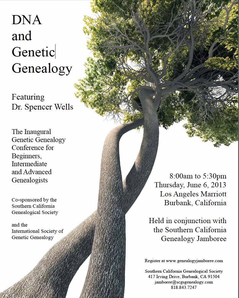 Your Genetic Genealogist: Announcing the Inaugural DNA and Genetic ...