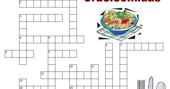 Verbanet - Español del Plata: Crucigrama sobre comidas