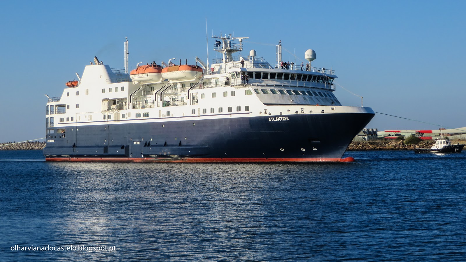 Navio Atlântida muda de nome e ruma à Noruega