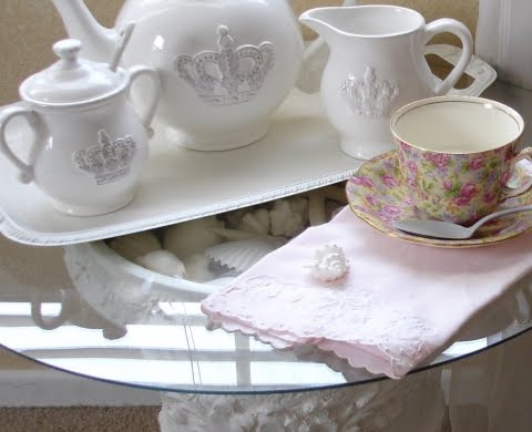 DIY Curio Accent Tables with Coastal Displays