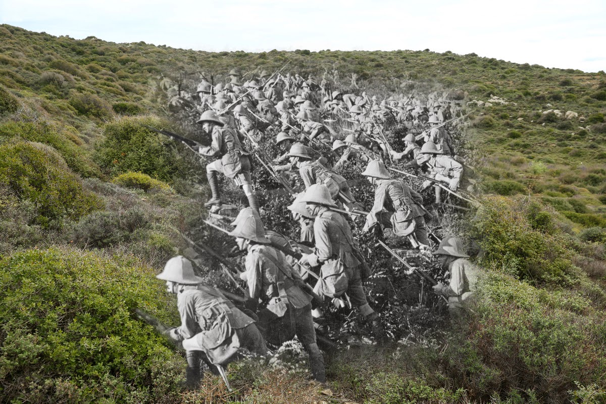 Gallipoli Campaign: Overlay Images Show The First World War Battlefield ...