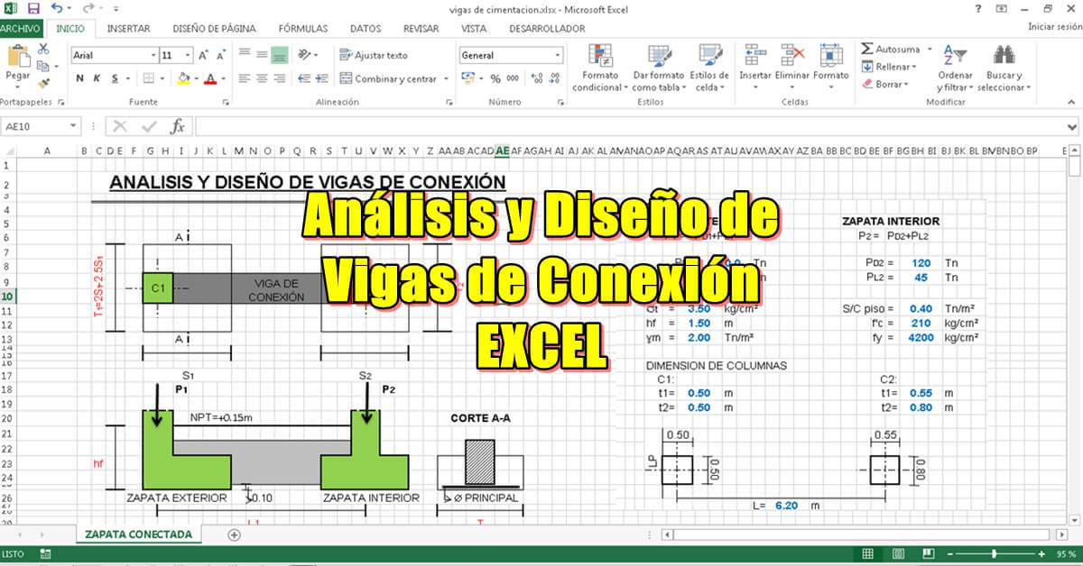 Plantilla excel Para el Análisis y Diseño de Vigas de Conexión ... Plantilla excel Para el Análisis y Diseño de Vigas de Conexión ...