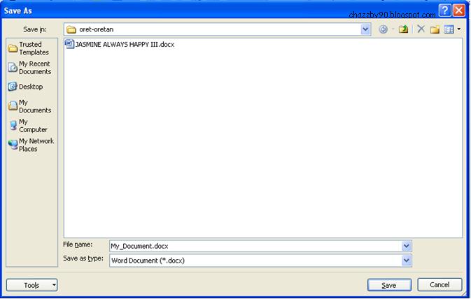 Wahyono: Membuat Dokumen Baru pada MS Word