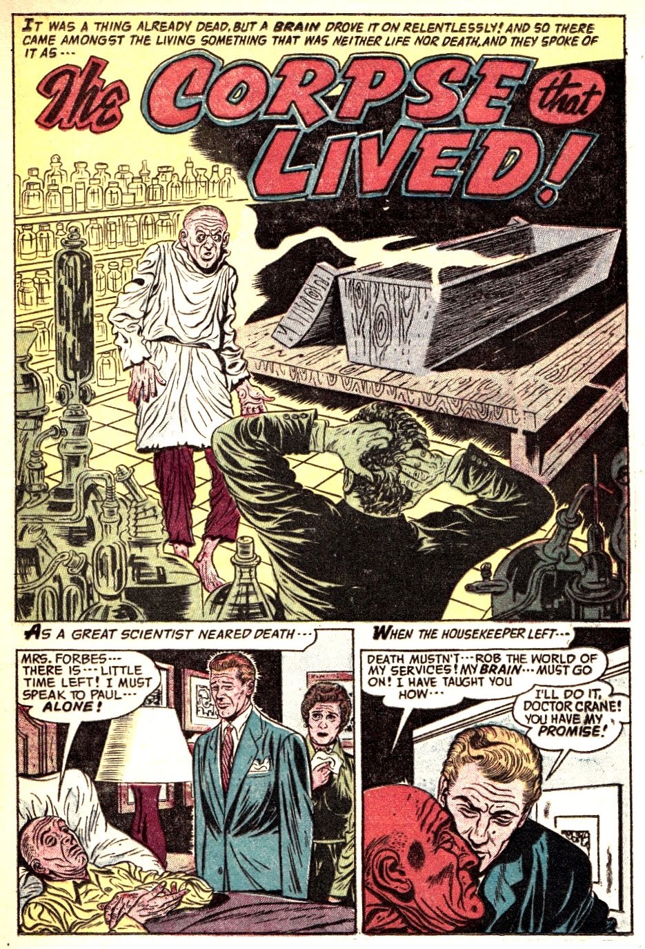 THE HORRORS OF IT ALL: The Corpse That Lived!