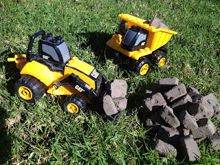 What do you do all day?: Ice cube Mud bricks